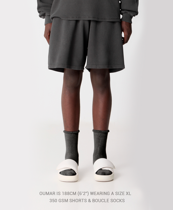 350 GSM 'Iron Gray' Short Pants – Velour Garments