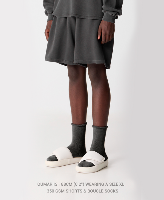 350 GSM 'Iron Gray' Short Pants – Velour Garments