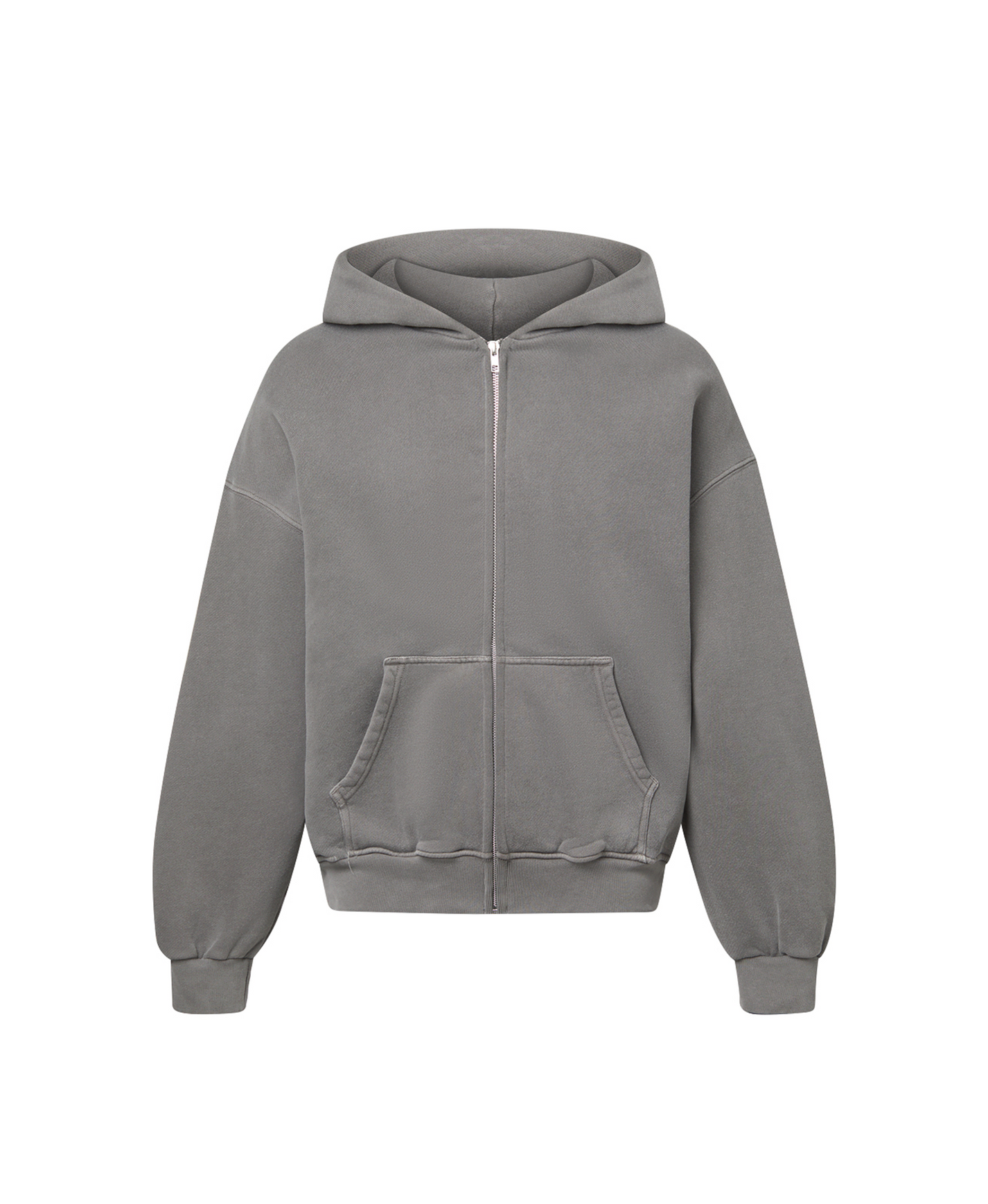 450 GSM ‘Mud Gray’ Zipper – Velour Garments