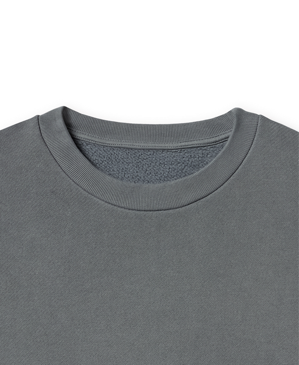 450 GSM 'Iron Gray' Crewneck – Velour Garments