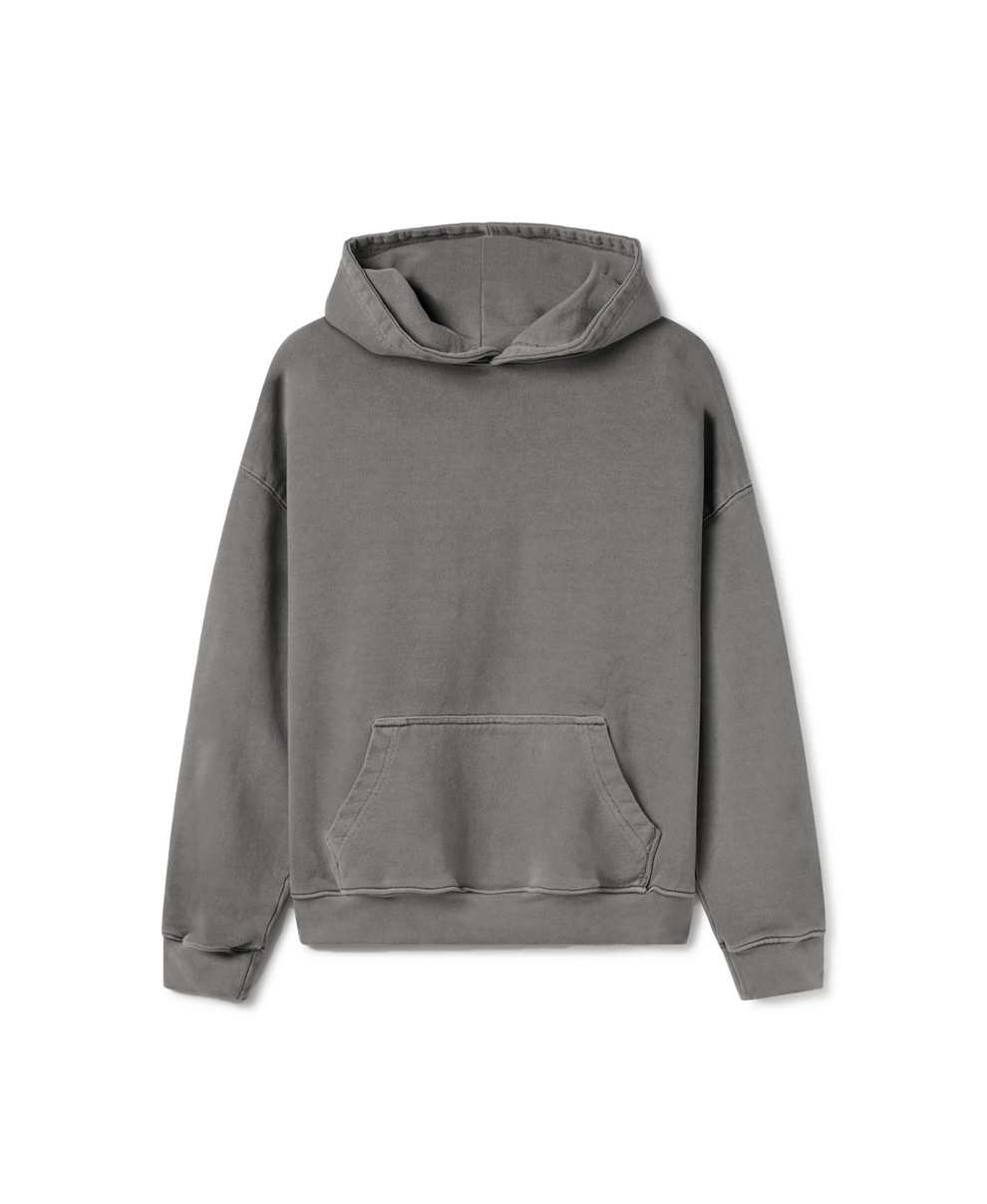 600 GSM 'Mud Gray' Hoodie – Velour Garments