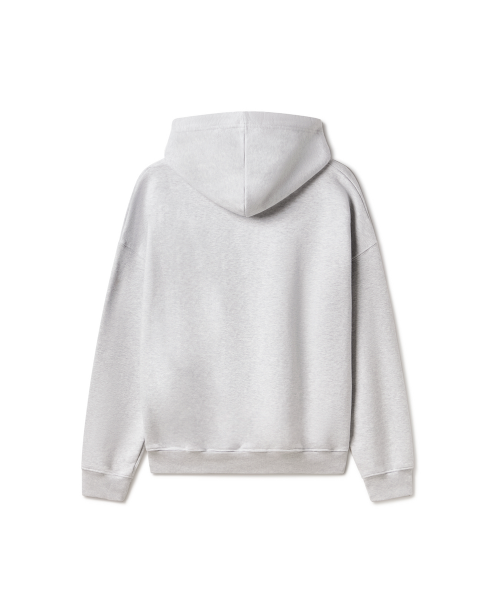 600 GSM 'Light Heather Gray' Hoodie – Velour Garments