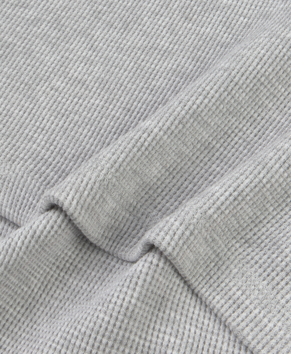 350 GSM 'Light Heather Gray' Thermal Longsleeve – Velour Garments