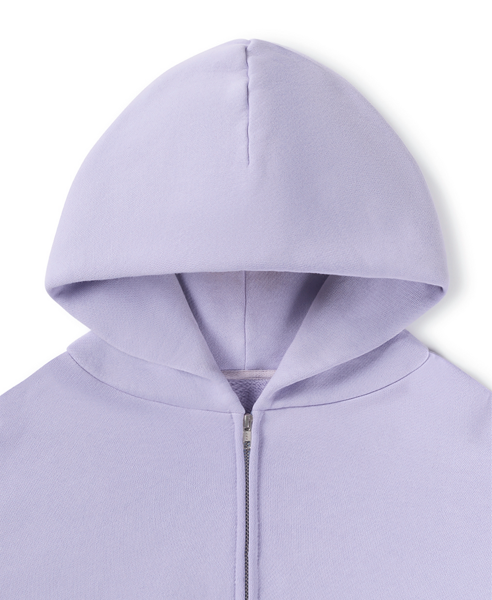 450 GSM 'Lavender' Zipper – Velour Garments