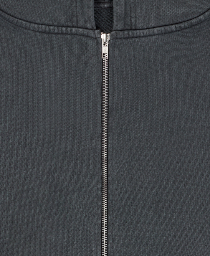 600 GSM 'Anthracite' Zipper – Velour Garments