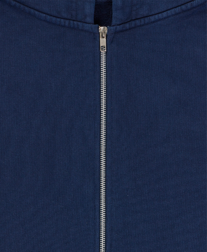 600 GSM 'Navy Blue' Zipper – Velour Garments